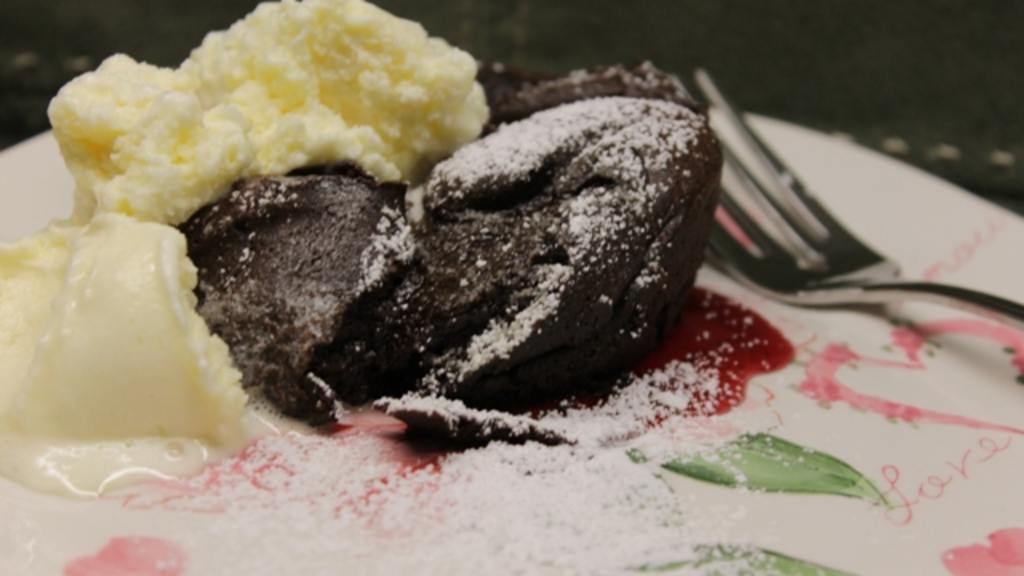 Chocolate Volcanoes With Raspberry Coulis Recipe - Food.com