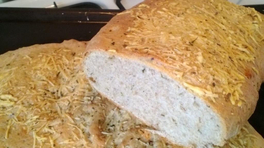 Italian Garlic and Herb Seasoned Panini - Focaccia Bread (abm) Recipe ...