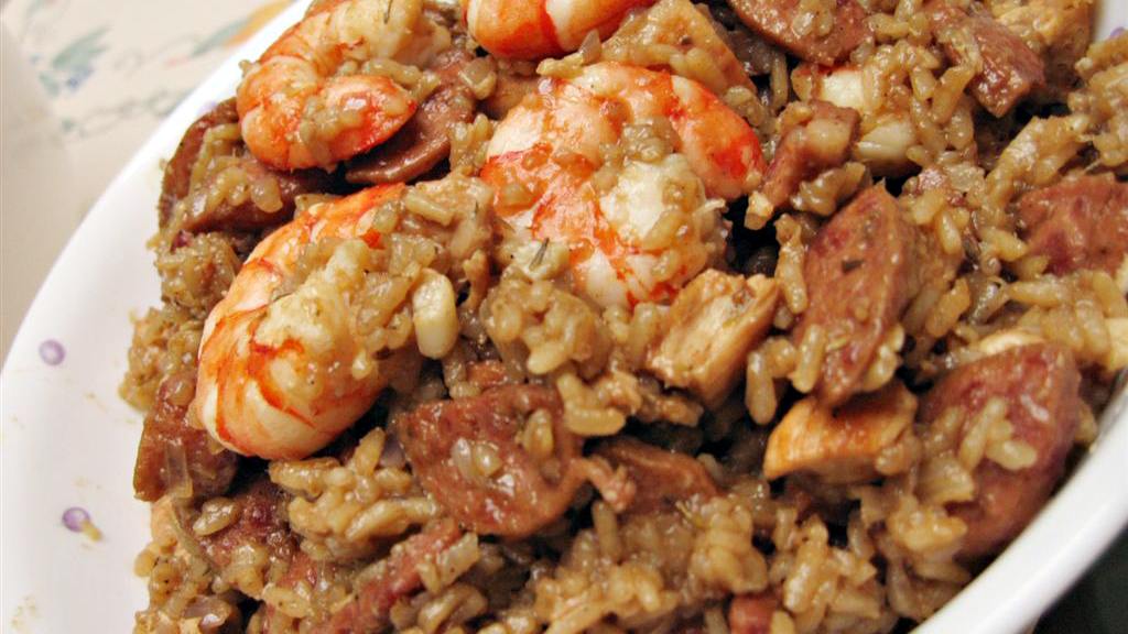 Finallywroteitdown Chicken, Sausage and Shrimp Jambalaya Recipe - Food.com