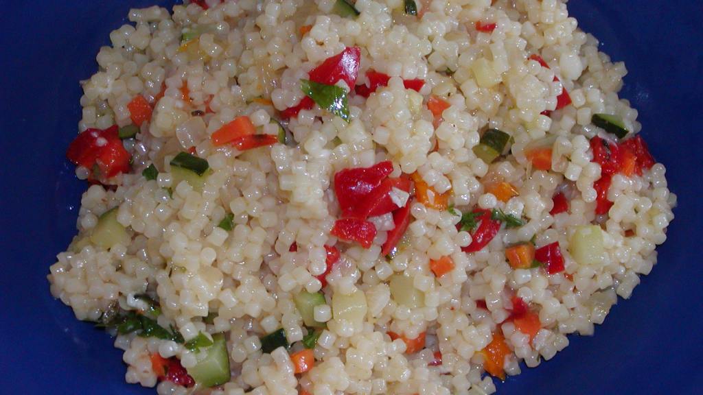 Acini Di Pepe With Zucchini and Peppers Recipe - Food.com