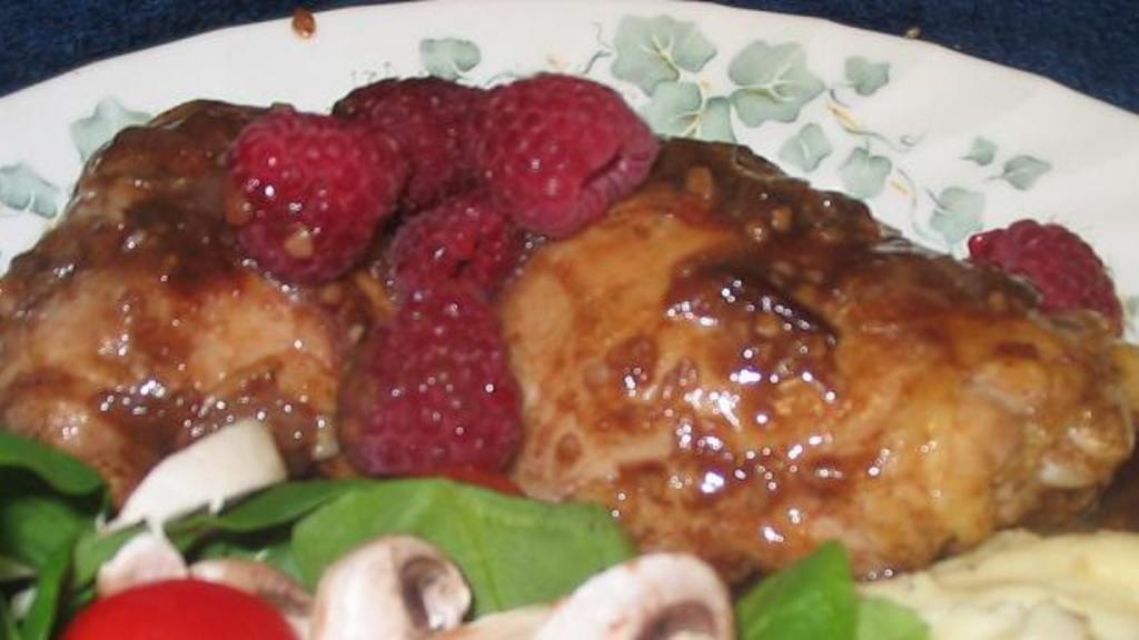 Chicken With Raspberry Cream Sauce Recipe - Food.com