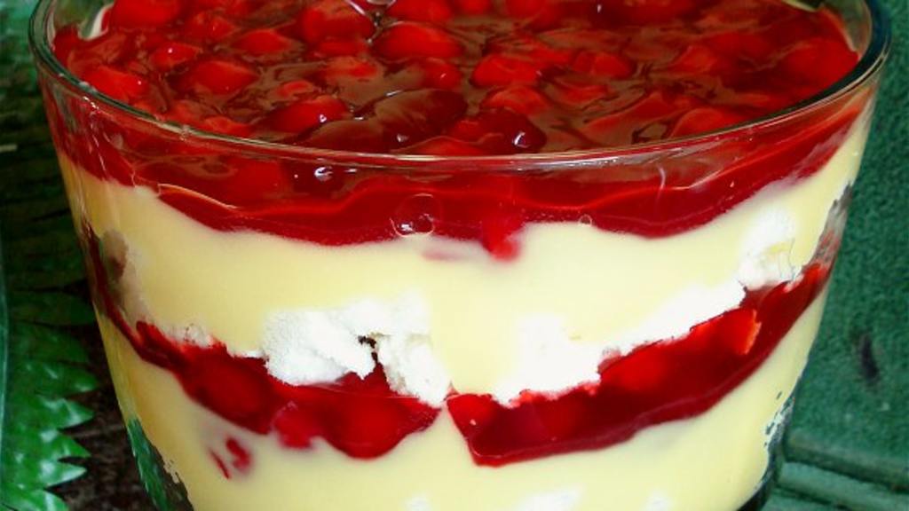 Layered Cherries on a Cloud or Cherry Trifle Recipe - Food.com