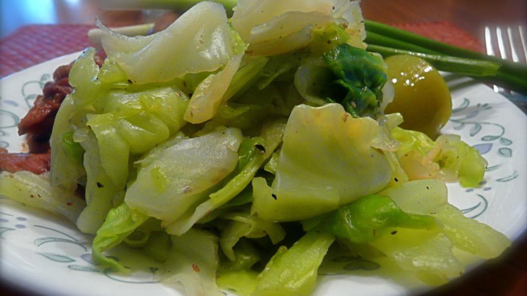 Five Minute Sweet Peppered Cabbage Recipe - Food.com