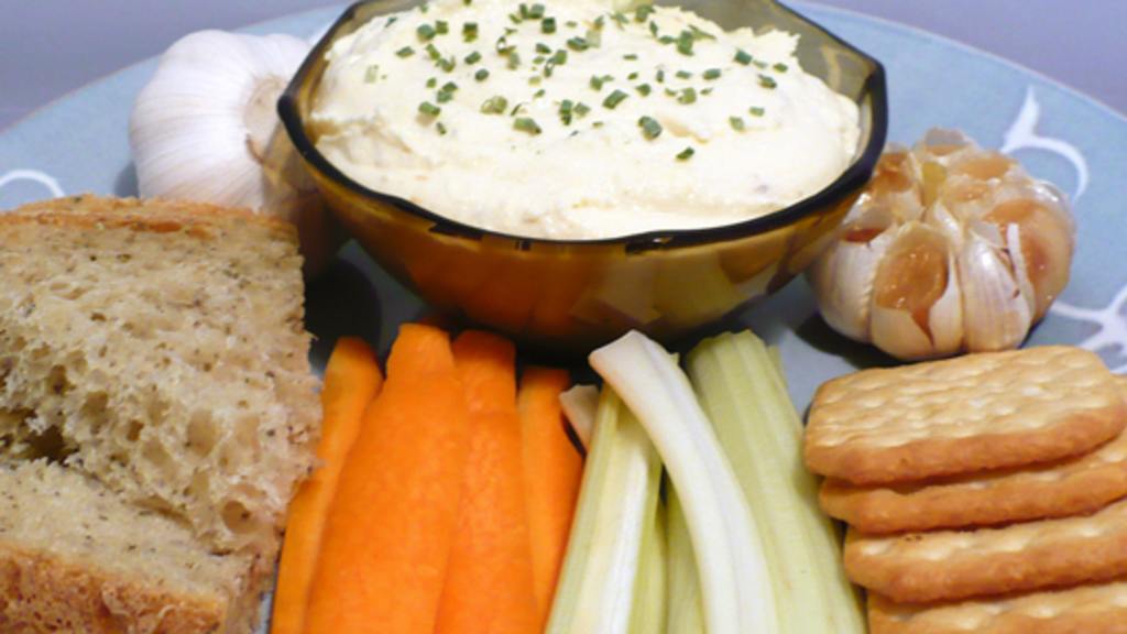 Roasted Garlic Cheese Spread Recipe - Food.com