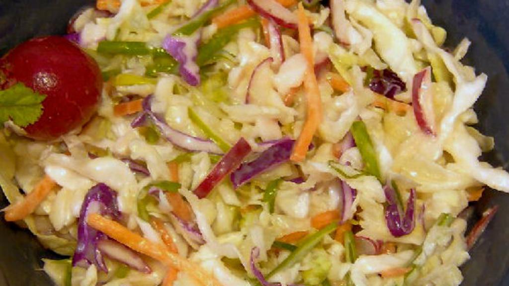 Asian Coleslaw With Miso-Ginger Dressing Recipe - Food.com