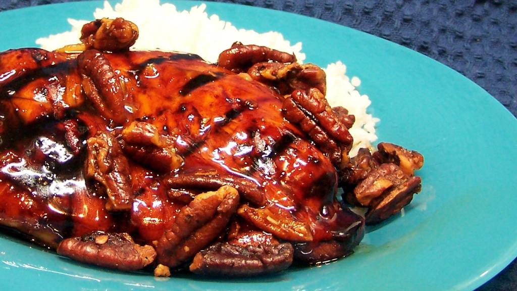 Maple & Orange Chicken With Peppered Pecans Recipe - Food.com