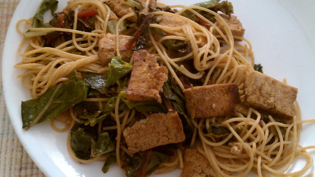 Swiss Chard & Baked Tofu Recipe - Food.com