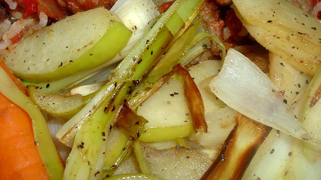 Sautéed Green Apples and Leeks Recipe - Food.com