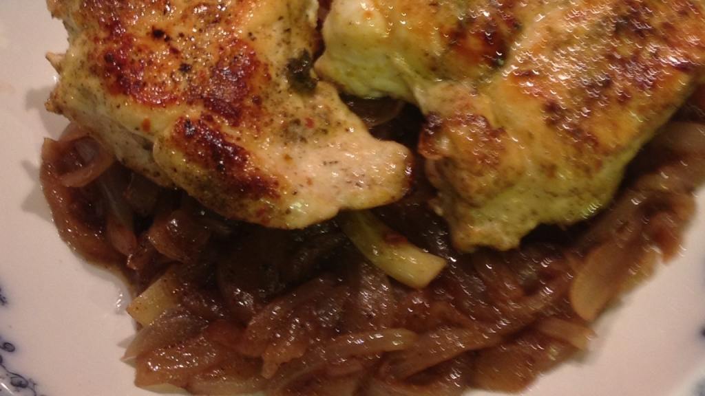 Chicken With Caramelized Onions Recipe - Food.com