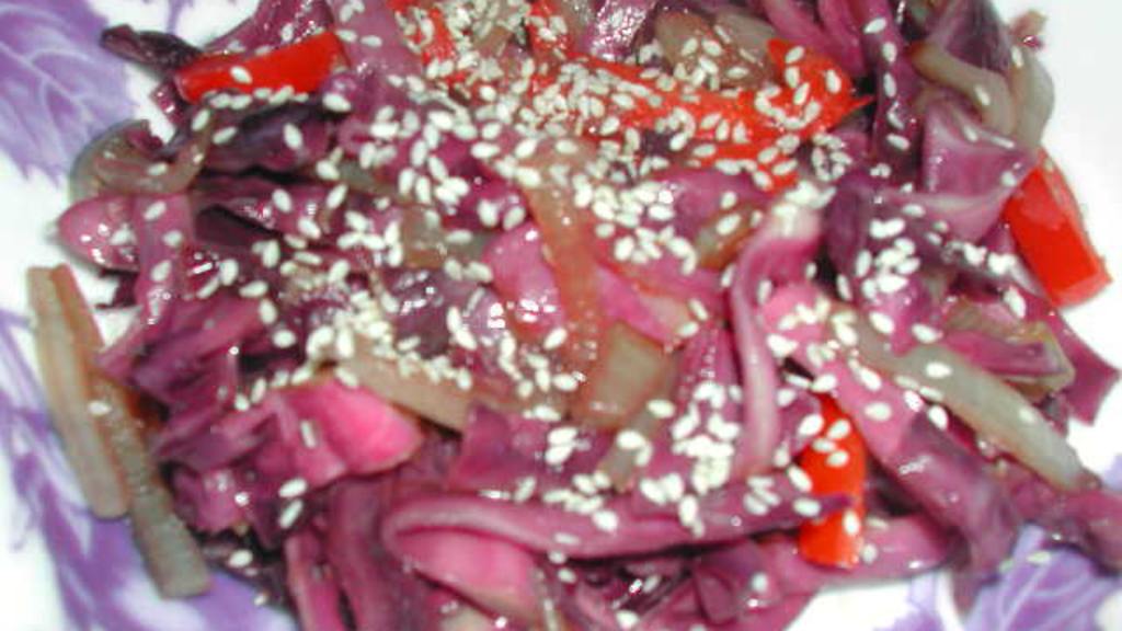 Red Cabbage Touched With Asian Flavors Recipe - Food.com