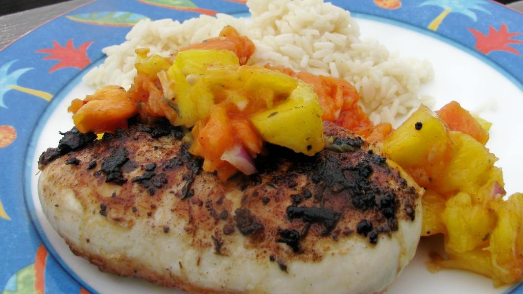 Caribbean Jerk Chicken With Fresh Fruit Salsa Recipe - Food.com