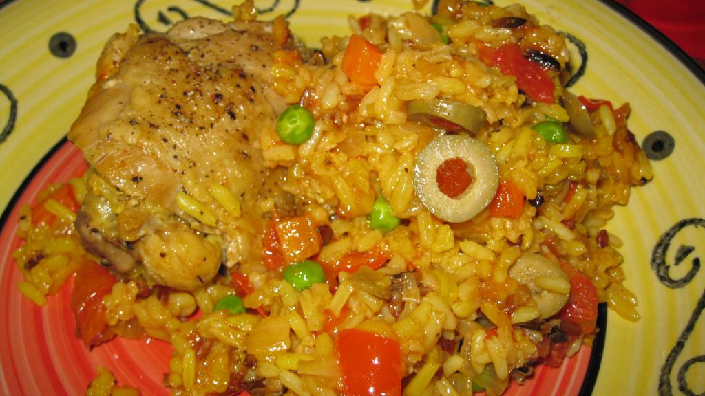 Spanish Chicken With Rice and Olives Recipe - Food.com