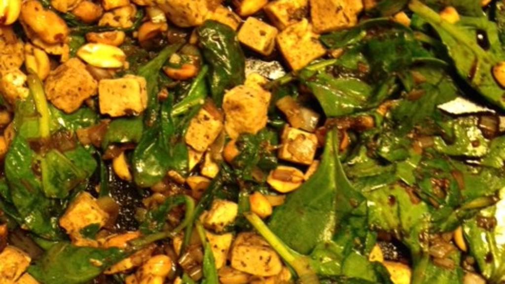 Spinach, Onion Tofu Stir Fry Recipe - Food.com
