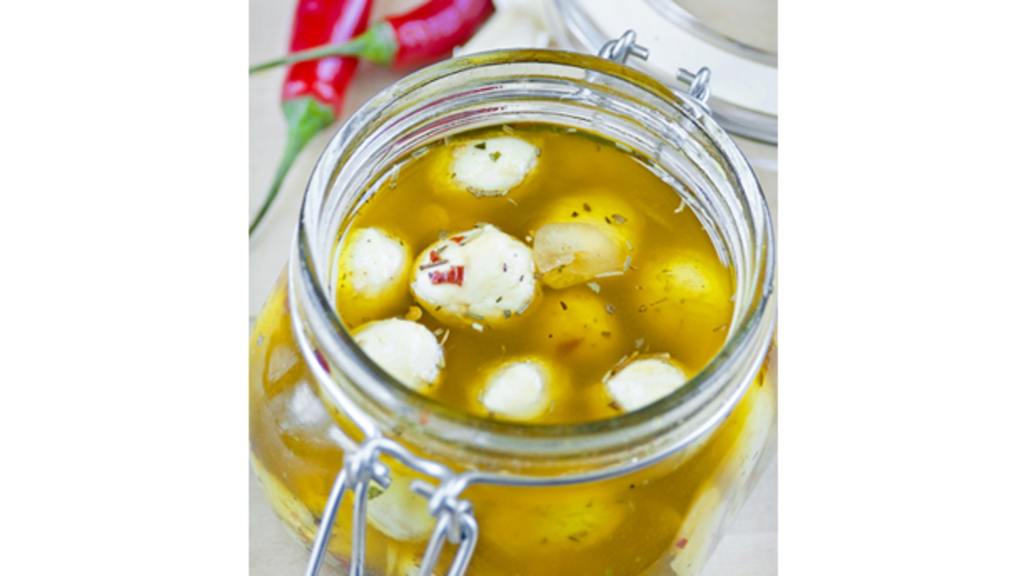 Spicy Marinated Mozzarella Cubes Recipe - Food.com