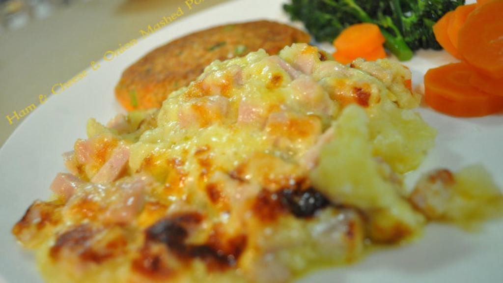Ham & Cheese & Onion Mashed Potatoes Recipe - Food.com