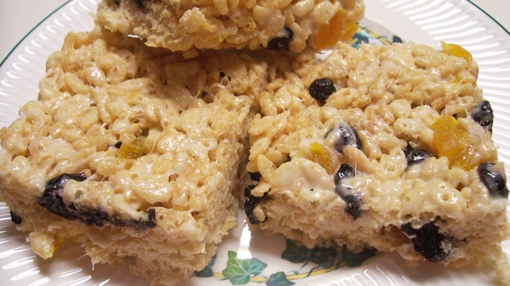Blueberry Peach Rice Krispies Treats Recipe - Food.com