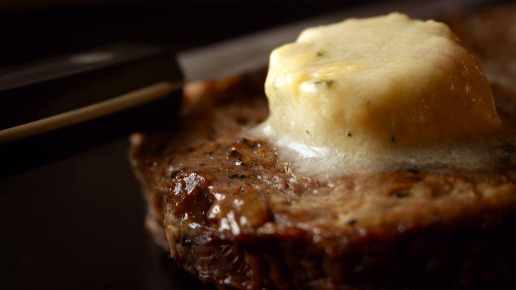 Strip Steak With Stilton-Port Butter Recipe - Food.com