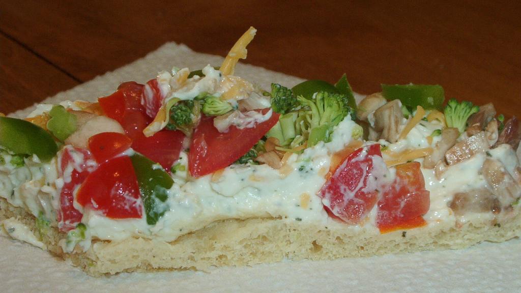 Veggie Pizza Squares (Makeover - Light) Recipe - Food.com