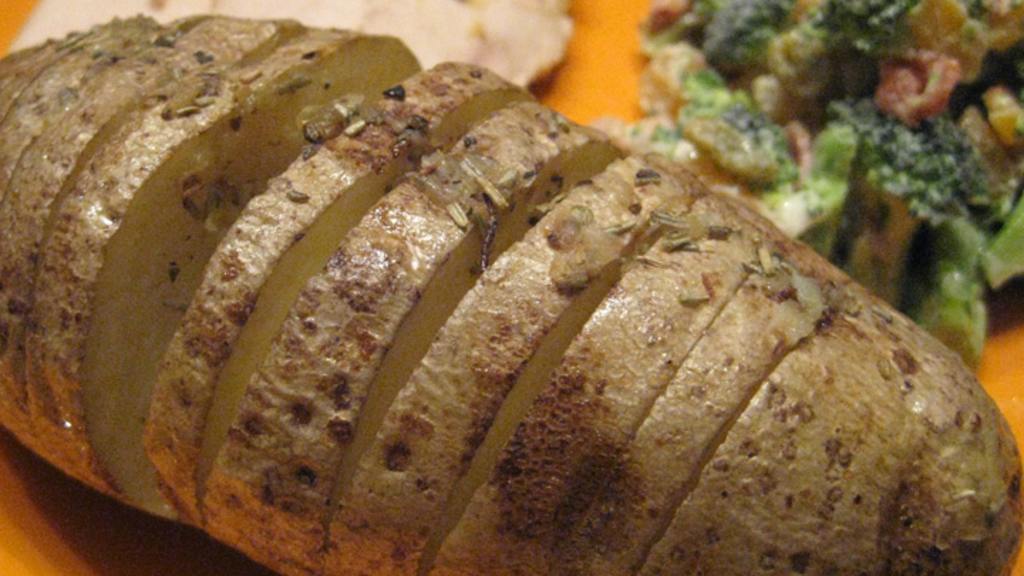 Garlic Potato Fans Recipe - Food.com