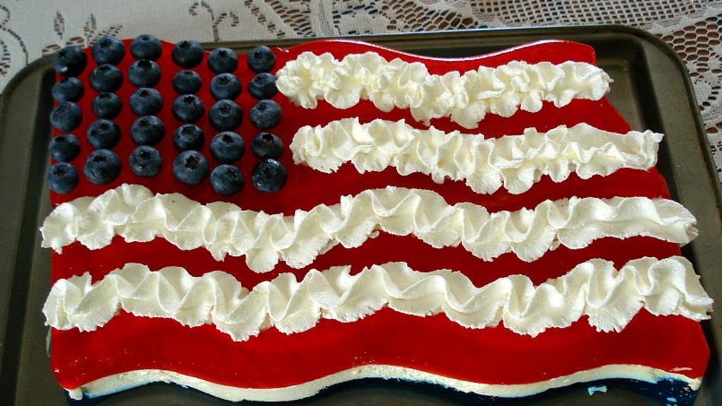Red, White, and Blue Jello Flag Recipe - Food.com