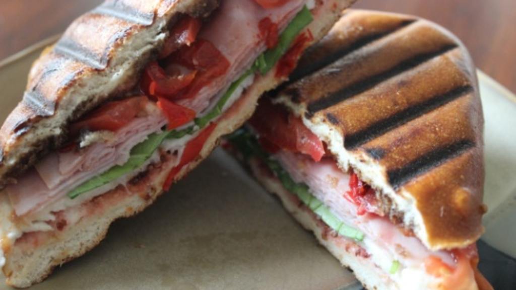 Mozzarella, Ham, and Basil Panini Recipe - Food.com