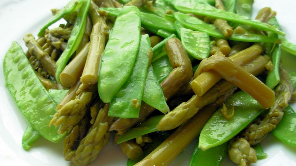 Sauteed Asparagus and Snap Peas Recipe - Food.com