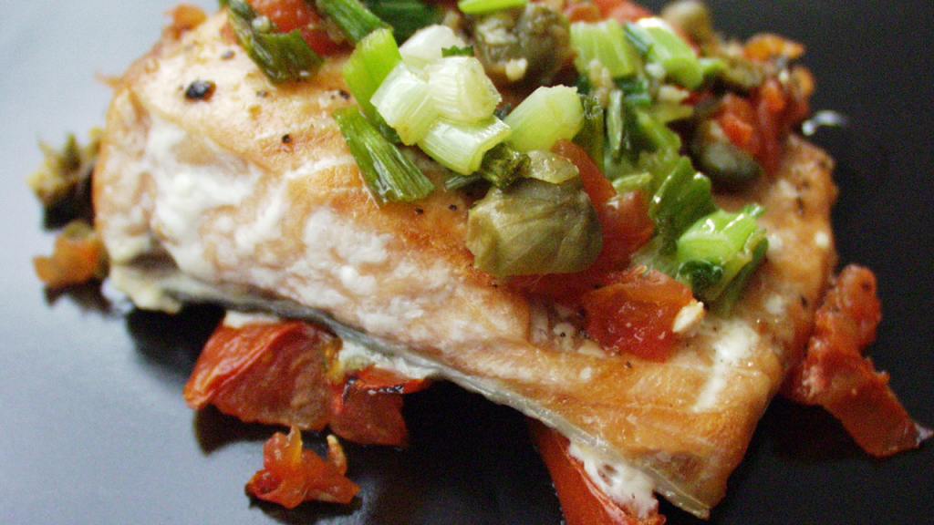 Salmon Fillets in Tomato Caper Sauce Recipe - Food.com