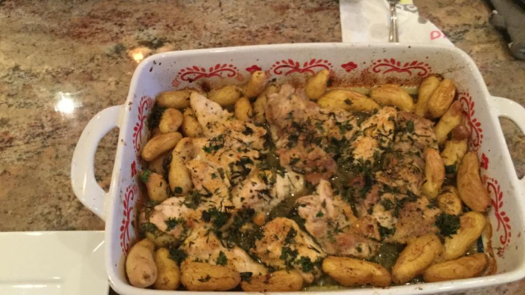 Italian Garlic Chicken and Potatoes Recipe - Food.com