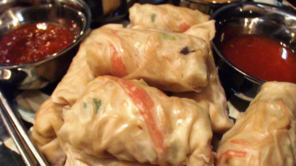 Easy Krab Egg Rolls (Baked Low-Fat) Recipe - Food.com