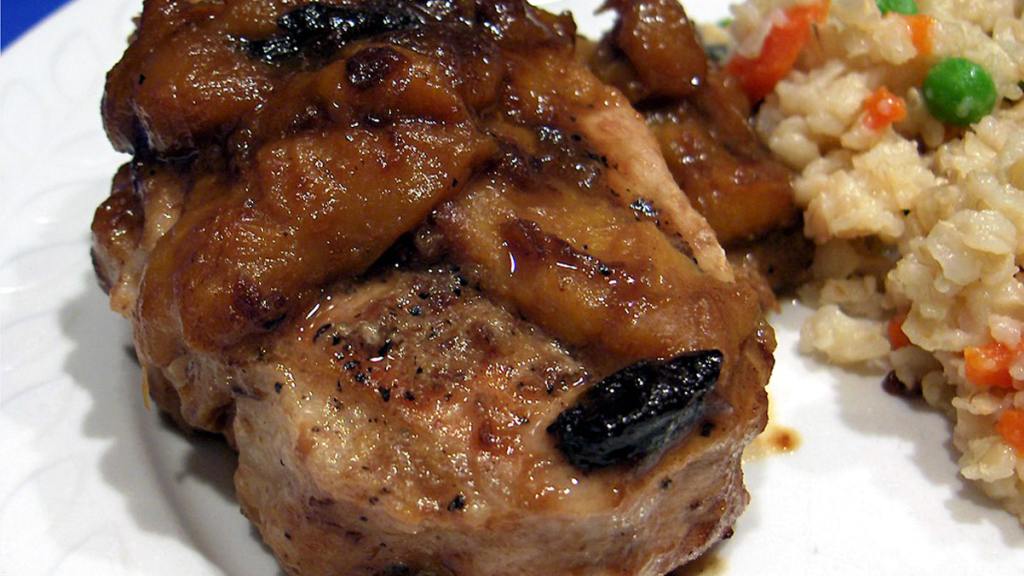 Chinese Pork Chops W/ Peach Sauce Recipe - Food.com