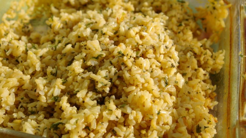 Parmesan Lemon Herb Brown Rice Recipe - Food.com