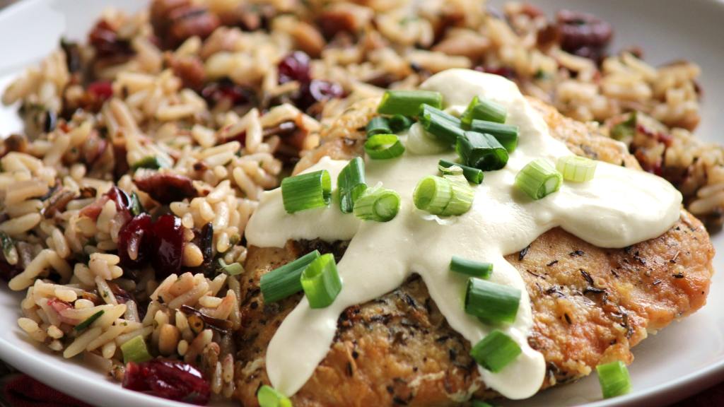 Creamy Chicken & Cranberry-Pecan Wild Rice Recipe - Food.com