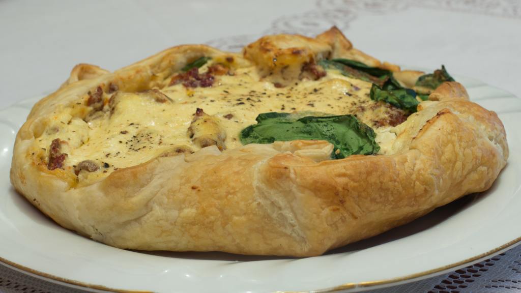 Feta and Spinach Free-Form Pie Recipe - Food.com