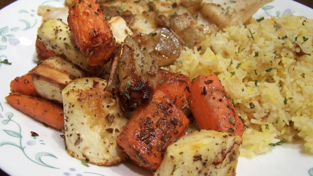 Festive Honey-Glazed Roasted Root Vegetables With Saffron Recipe - Food.com