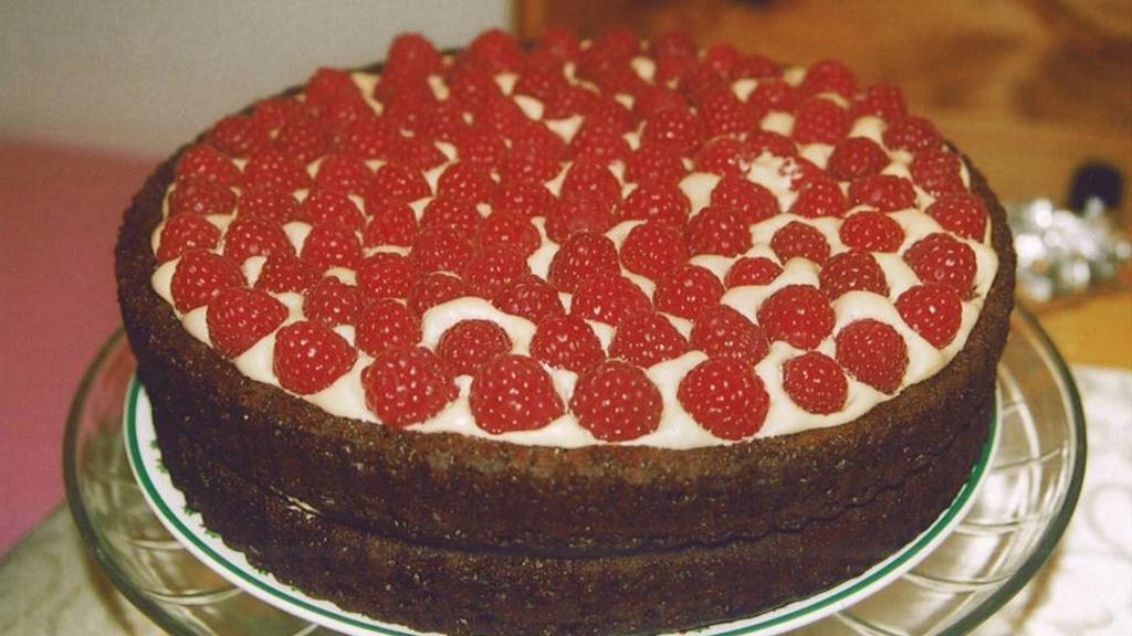 Chocolate Raspberry Torte With Mocha Cream Filling Recipe - Food.com