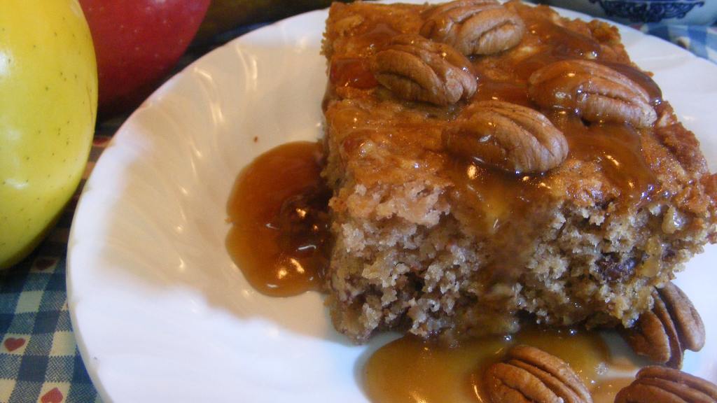 Apple Pudding Cake With Butterscotch Sauce Recipe - Food.com