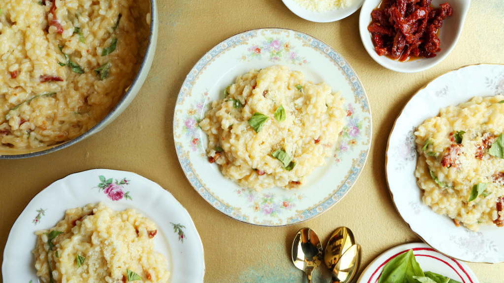 Sun-Dried Tomato Risotto With Mozzarella Recipe - Food.com