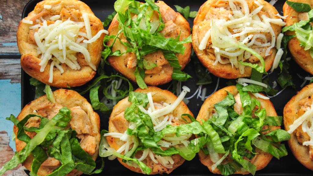 Mini Chicken Caesar Salad Cups Recipe - Food.com