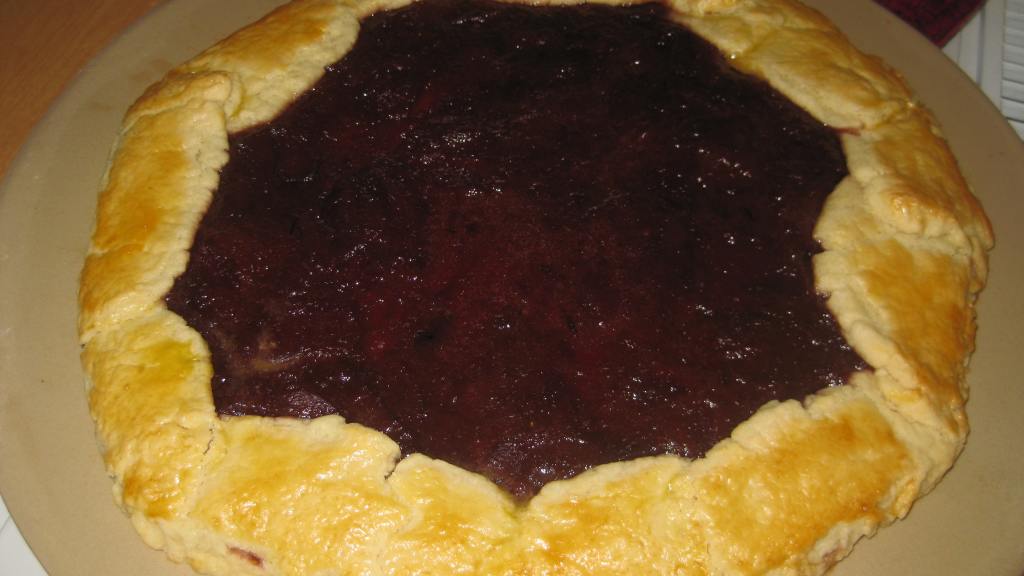 Easy Free-Form Plum Tart Recipe - Food.com