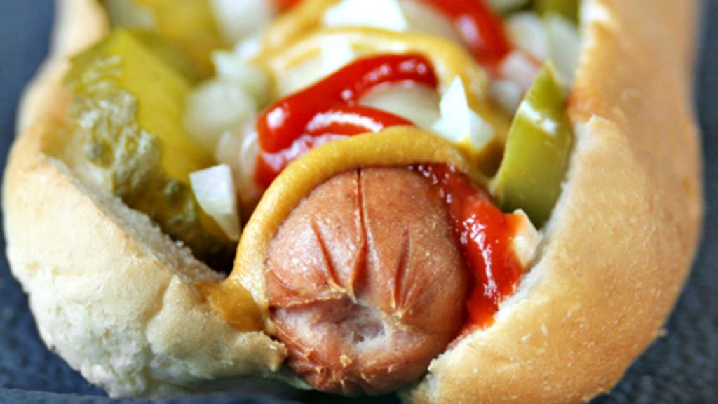 Feisty Mustard Topped Hot Dogs Recipe - Food.com