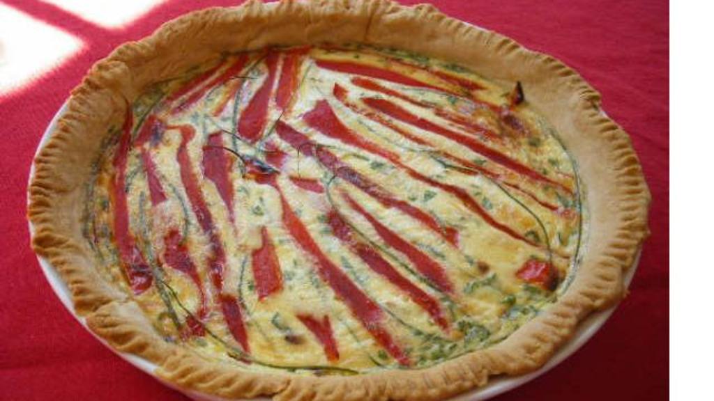 Roasted Red Pepper Quiche Recipe - Food.com