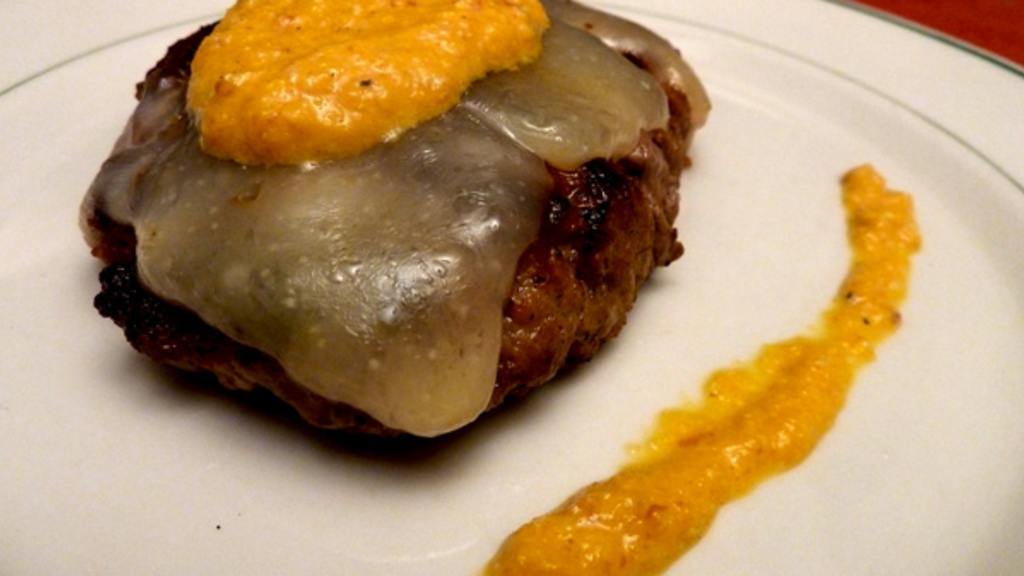 Spanish Burgers With Romesco and Manchego Cheese Recipe - Food.com