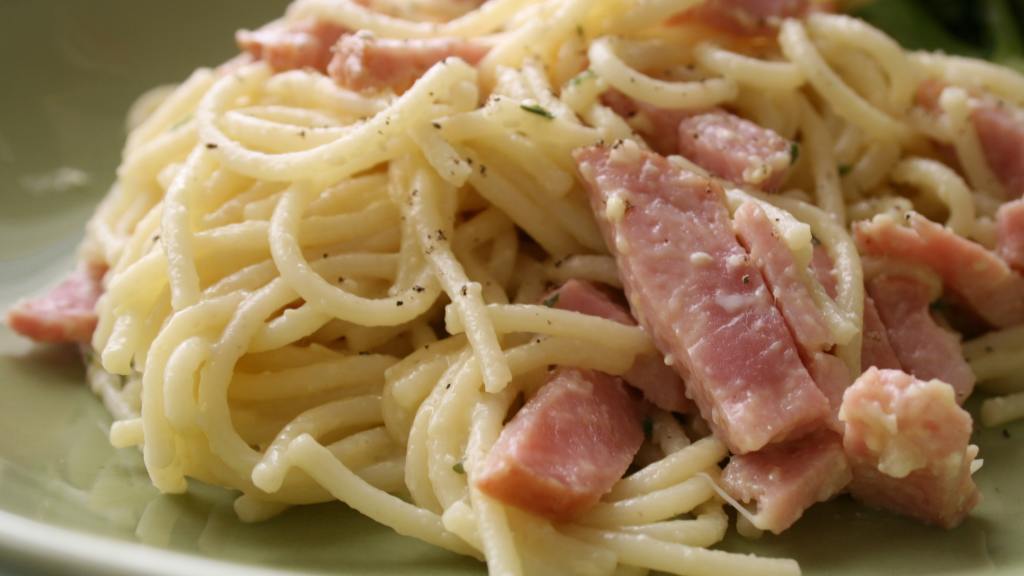 Italian Spaghetti with Ham Recipe - Food.com