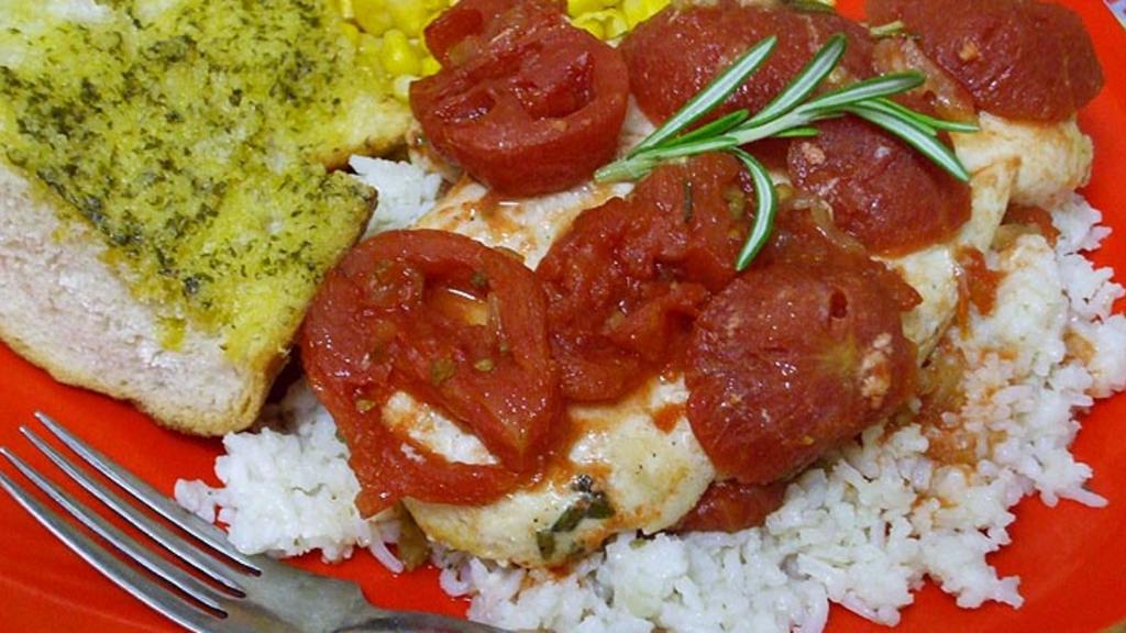 Rosemary Tomato Chicken With Rice Recipe - Food.com