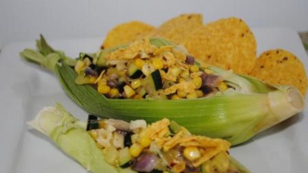 Corn Boats With Zucchini and Pepper Jack Cheese Recipe - Food.com