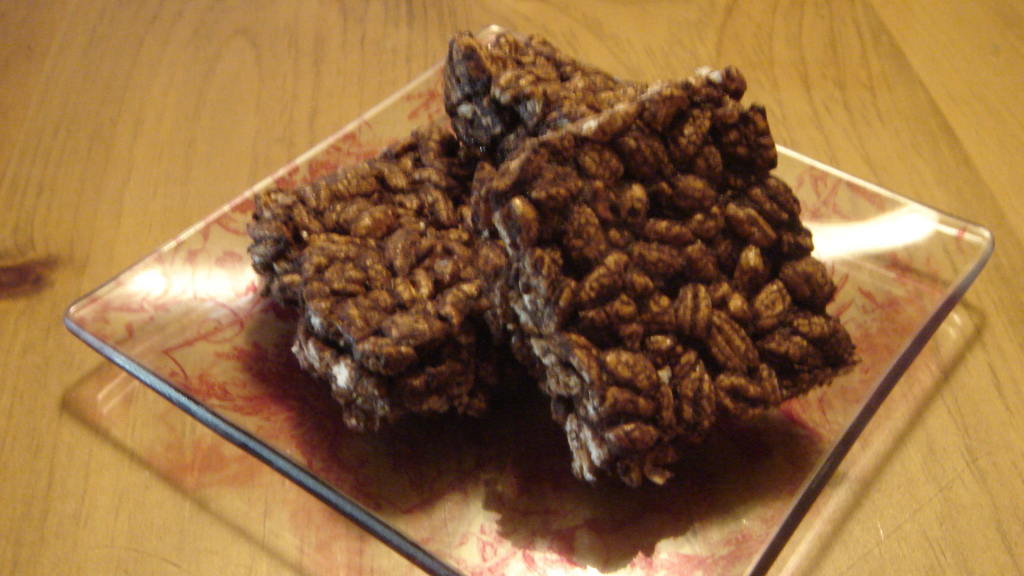 Healthier Chocolate Puffed Wheat Squares Recipe - Food.com