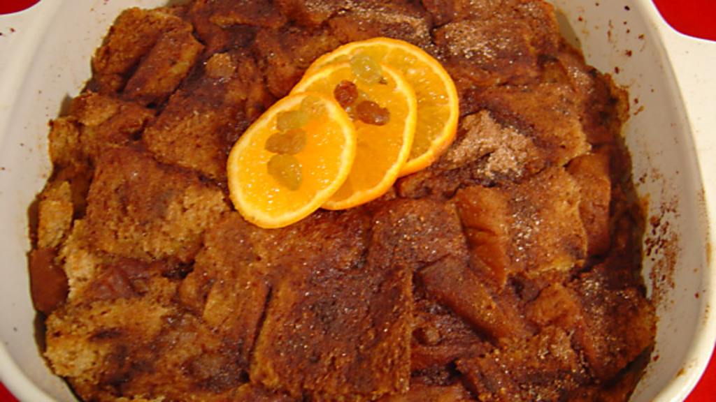 Raisin Bread Pudding With Apple-Molasses Sauce Recipe - Food.com