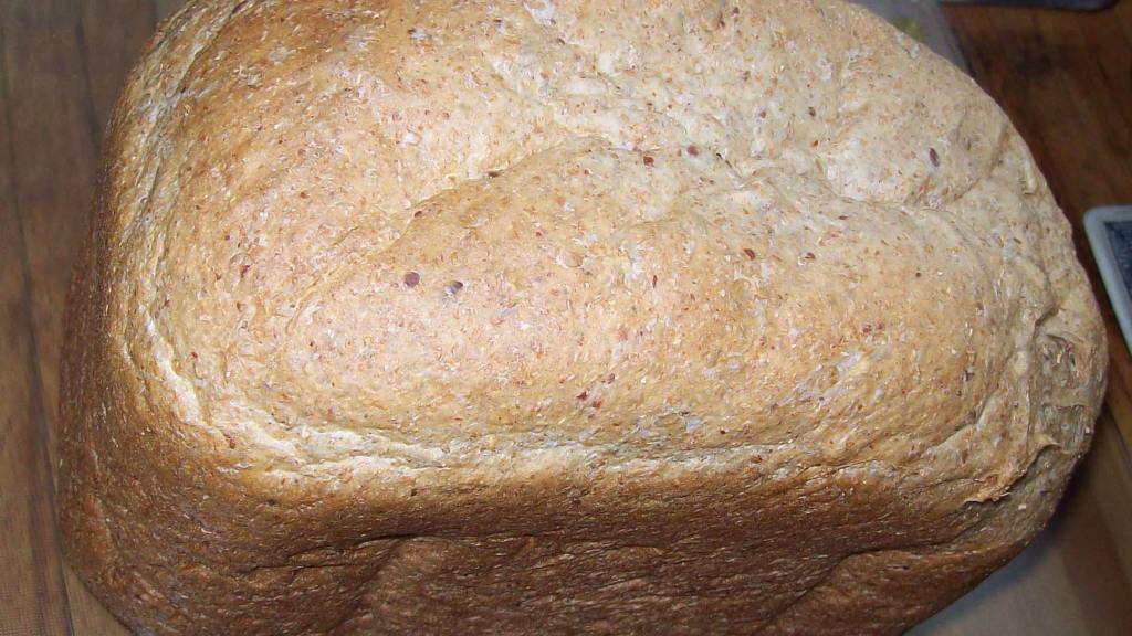 Whole Wheat Flax Honey Bread Machine Bread Recipe Food