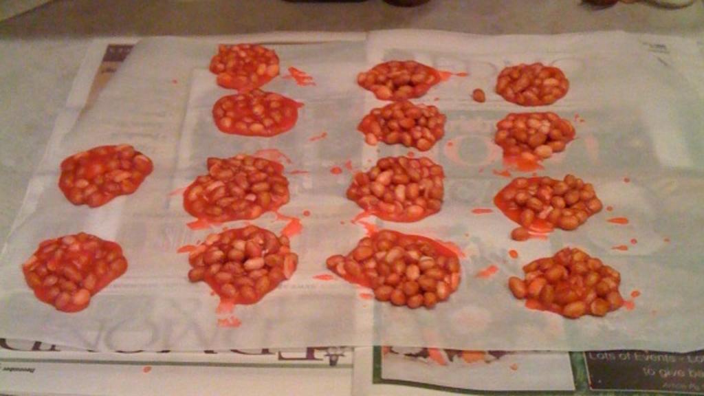 Red Peanut Patty Candy Recipe | Deporecipe.co