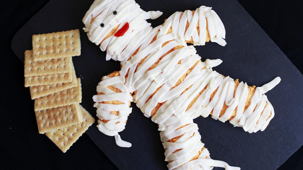 Yummy Mummy Cheese Spread (Mummy Shape) Halloween Recipe - Food.com